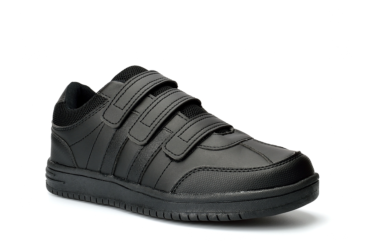 Boys Touch Fastening School Shoes Boys Touch Fastening School Trainers ...